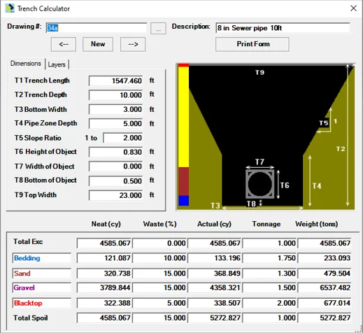 Optimize Trench Excavation with the Pipe/Trench Calculator | TCLI