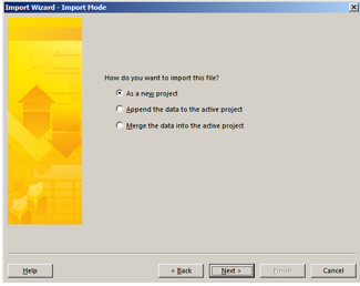 Estimating Link - Microsoft Project Interface Setup