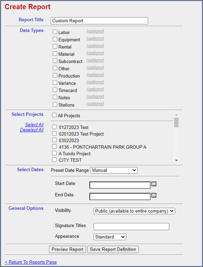 Field Link - How to Build Custom Reports