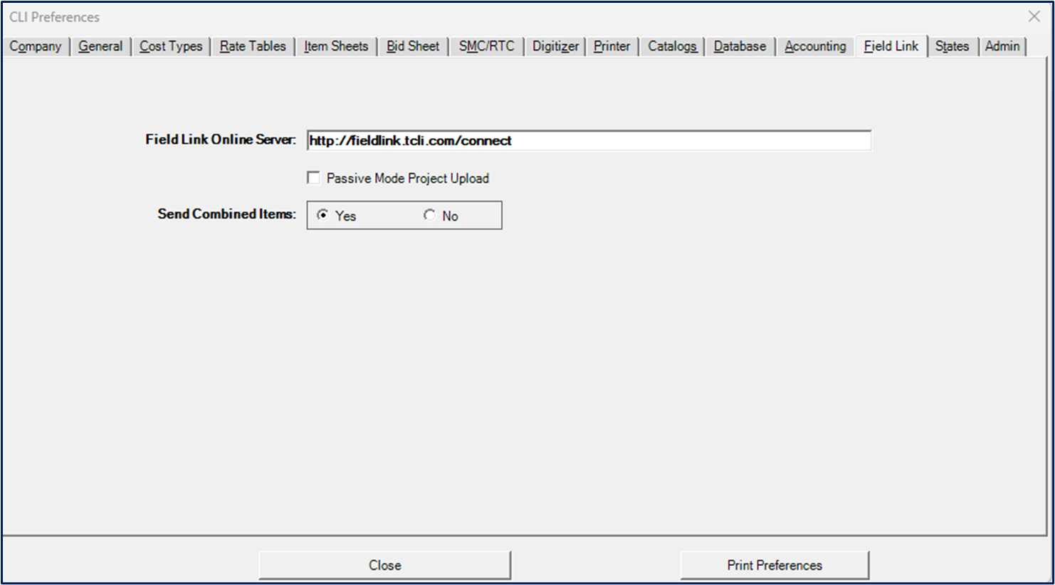 Estimating Link Setup for Field Link Interface