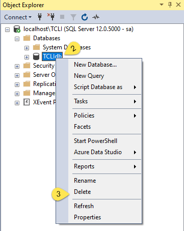 Moving Estimating Link database from one SQL server to another SQL Server