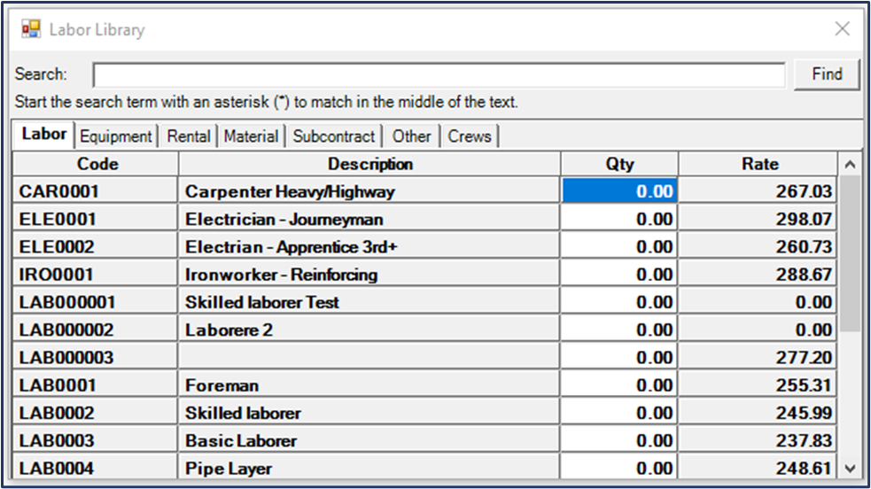 Estimating Link Quick Start