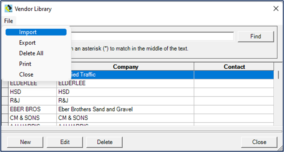How to Import and Export Libraries in Estimating Link