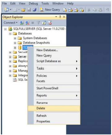 Moving Estimating Link database from one SQL server to another SQL Server