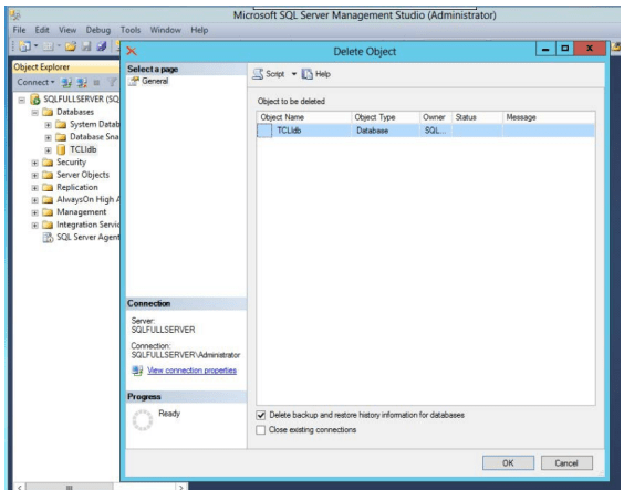 Moving Estimating Link database from one SQL server to another SQL Server