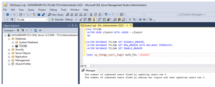 Moving Estimating Link database from one SQL server to another SQL Server